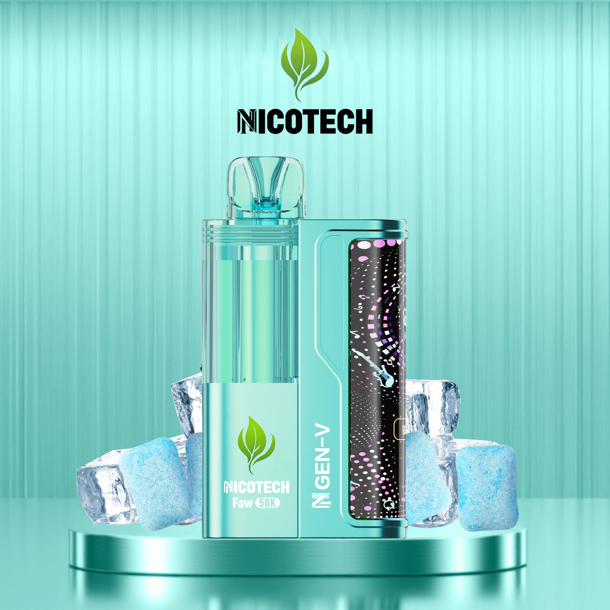 Nicotech Faw 50K Puff Kit Polar Ice 5% Nicotine – Shop Nicotech