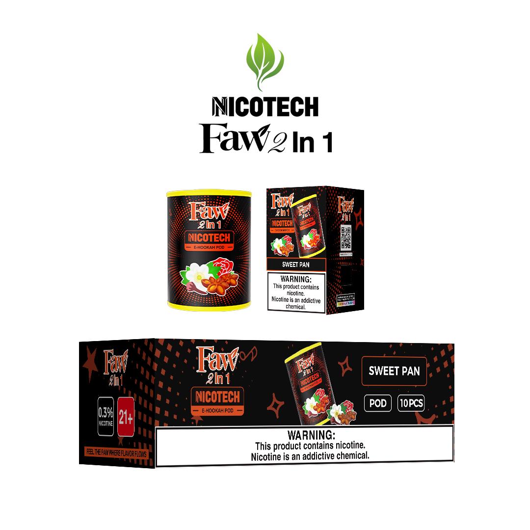 E-Hookah Head Disposable Pod Sweet Pan Flavour 70k Puffs – Shop Nicotech